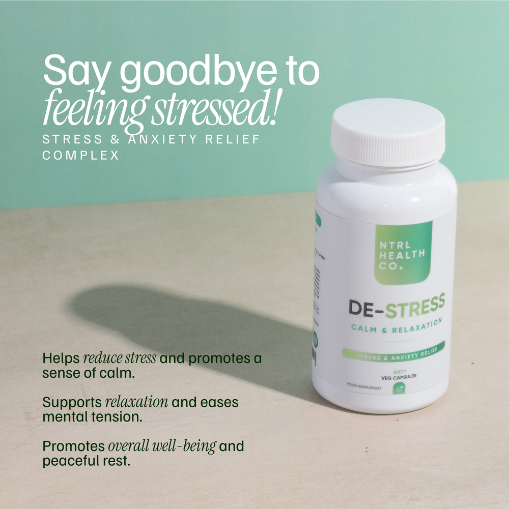 De-Stress: Advanced Cortisol Control & Recovery Formula | Pro-Hormones