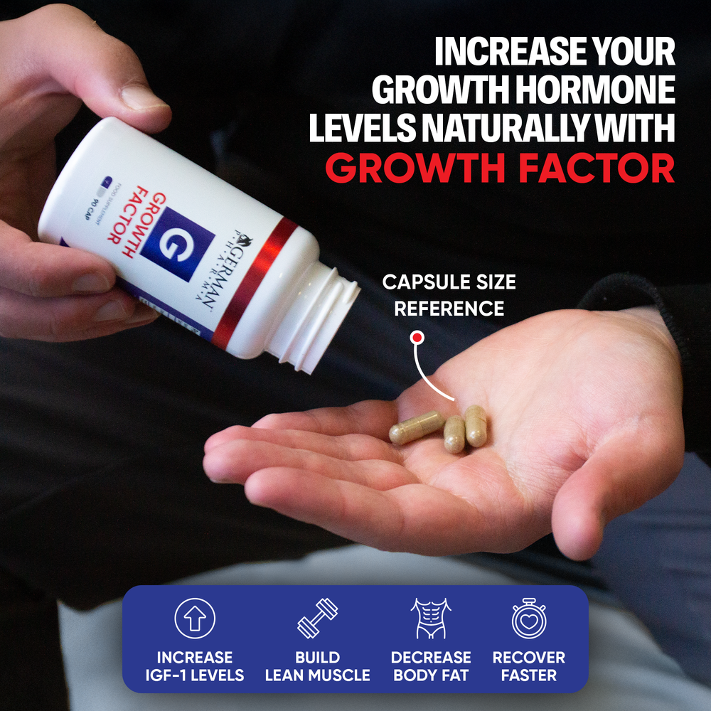 Growth Factor: Natural GH Support & Recovery Capsules | Pro-Hormones