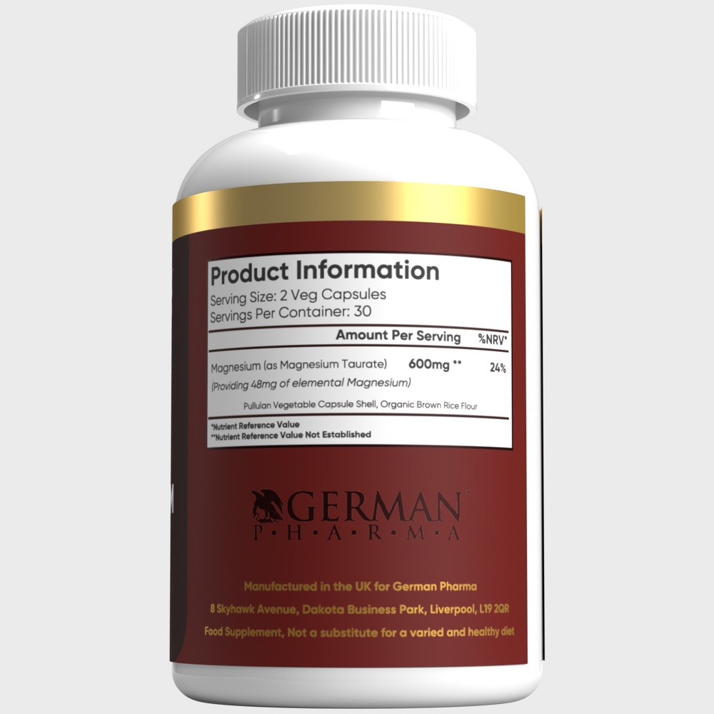 Magnesium Taurate | Magnesium + Taurine | German Pharma