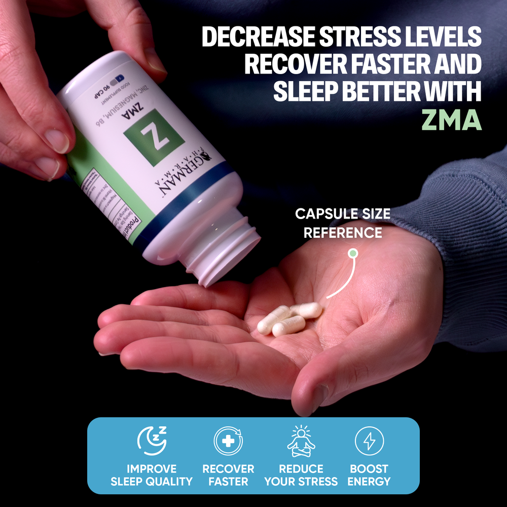 ZMA Supplement: Reduce Tiredness & Fatigue | Pro-Hormones