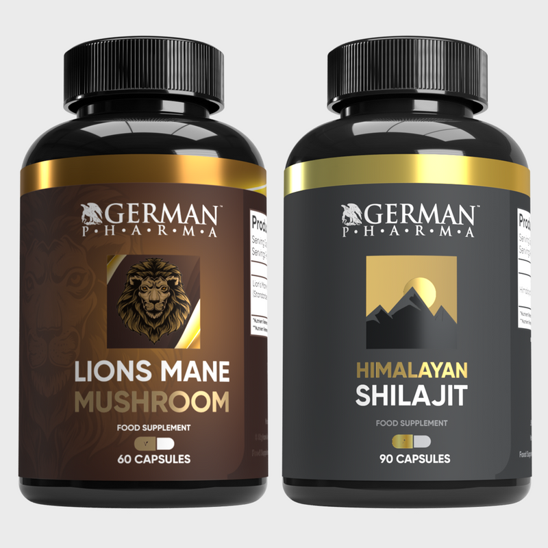 Shilajit & Lions Mane | Himalayan Shilajit & Lions Mane Stack | German ...