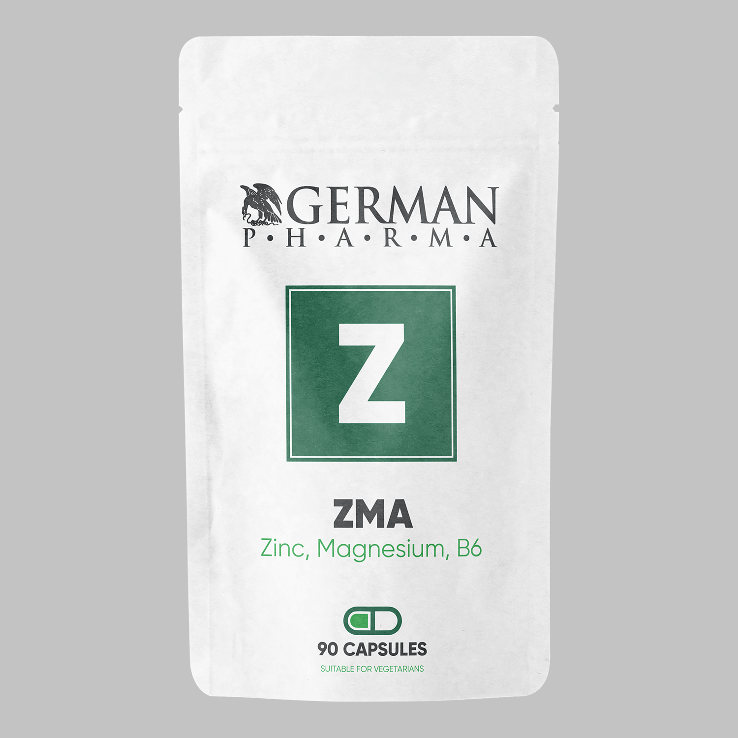 ZMA Supplements - 1 Month Supply - Zinc Magnesium + Vitamin B6