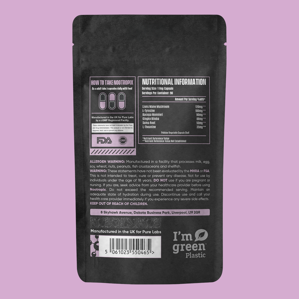 Nootropics Supplement: Support Brain Health & Vitality | Pro-Hormones