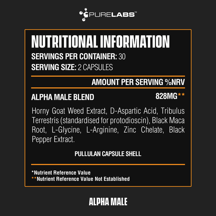 Alpha Male Supplement: Aid Energy Levels & Well-Being | Pro-Hormones