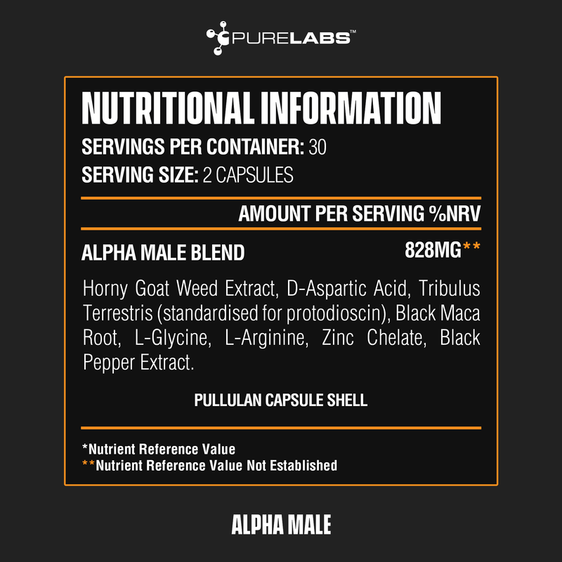 Alpha Male Supplement: Aid Energy Levels & Well-Being | Pro-Hormones