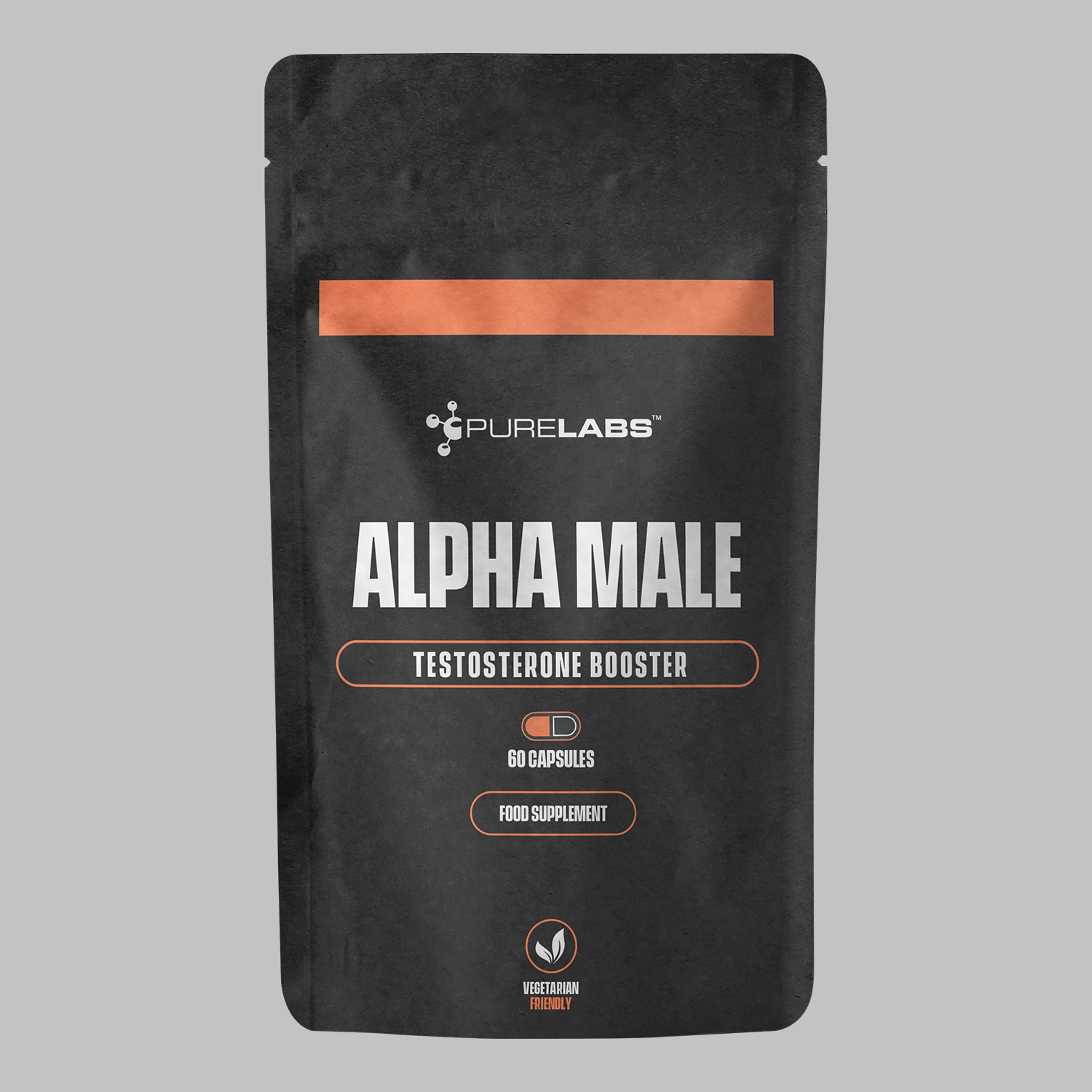 Alpha Male - Male Support Supplement - 60 Capsules - Pure Labs