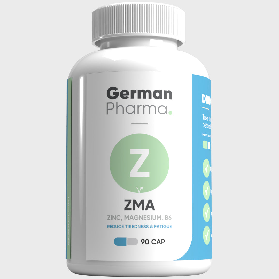 ZMA Supplements - 1 Month Supply - Zinc Magnesium + Vitamin B6